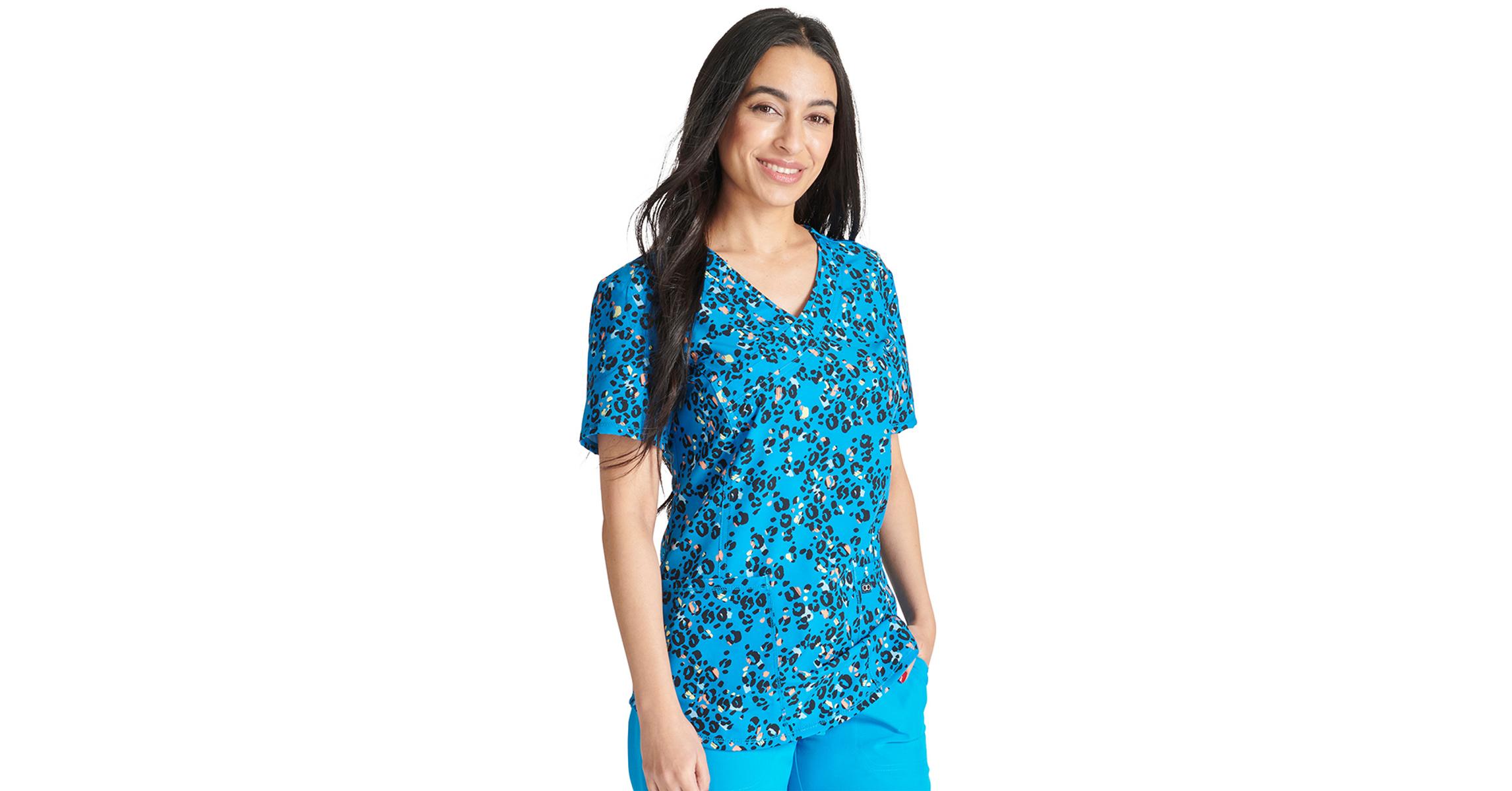 Cherokee CKA710-LODP Női Felső - Leopárd pöttyös mintás